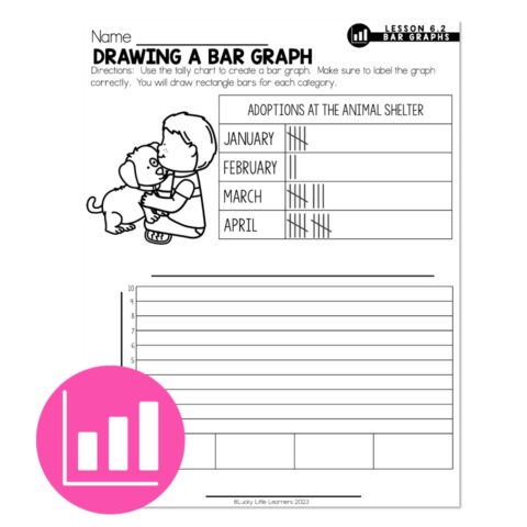 Lucky to Learn Math - Lesson 6.2 - Read and Create Vertical Bar Graphs ...