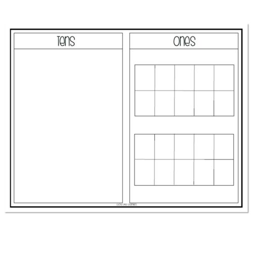 Place Value Mats - Lucky Little Learners