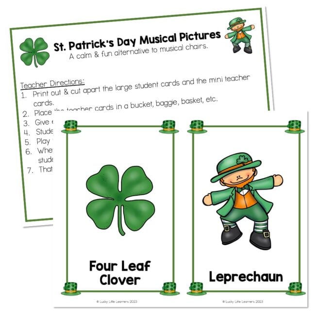 St Patricks Day Party - Musical Pictures - Lucky Little Learners
