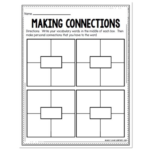 Making Connections - Lucky Little Learners