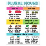 Plural Nouns Anchor Chart - Lucky Little Learners