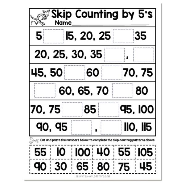 Skip Counting Freebie - Lucky Little Learners