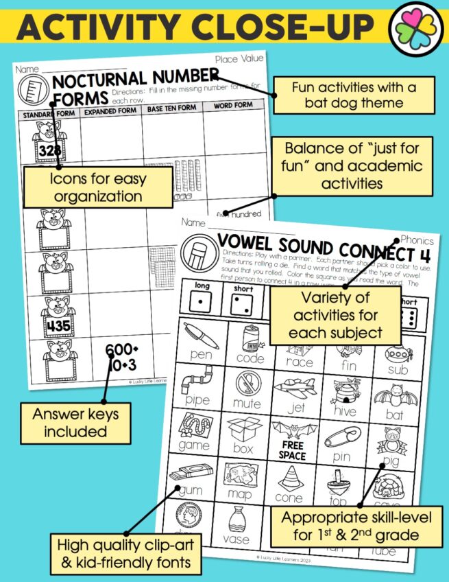 Sub Plans for Beginning of the Year - Lucky Little Learners