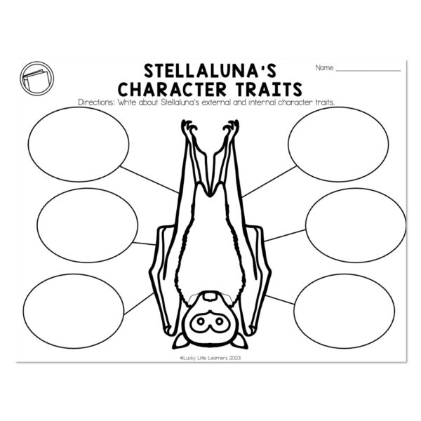 Sub Plans - Beginning of Year - Reading - Stellaluna's Character Traits ...