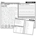 2nd Grade Decodable Phonics Passage - Diphthongs - OU - Lucky Little ...