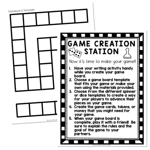 Classroom Transformation - Game Day - Art - Game Creation Station ...