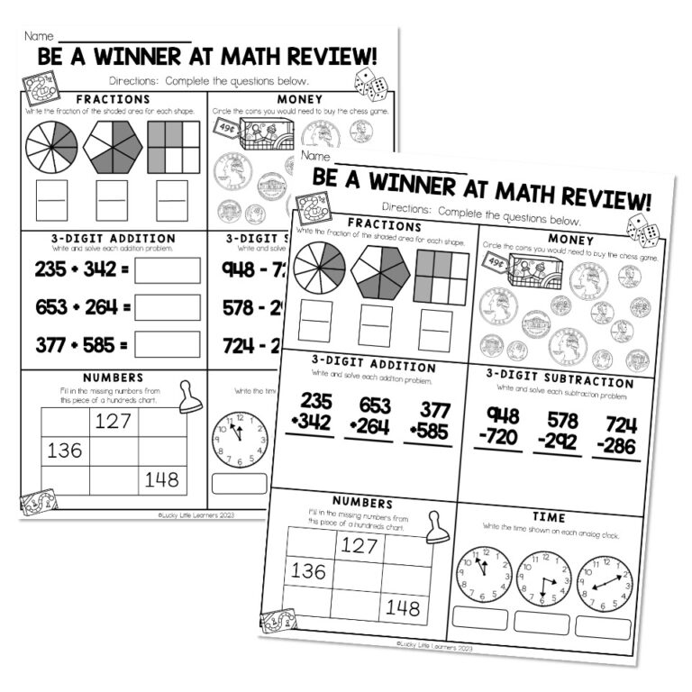 Classroom Transformation - Game Day - Math - Be a Winner at Math Review ...
