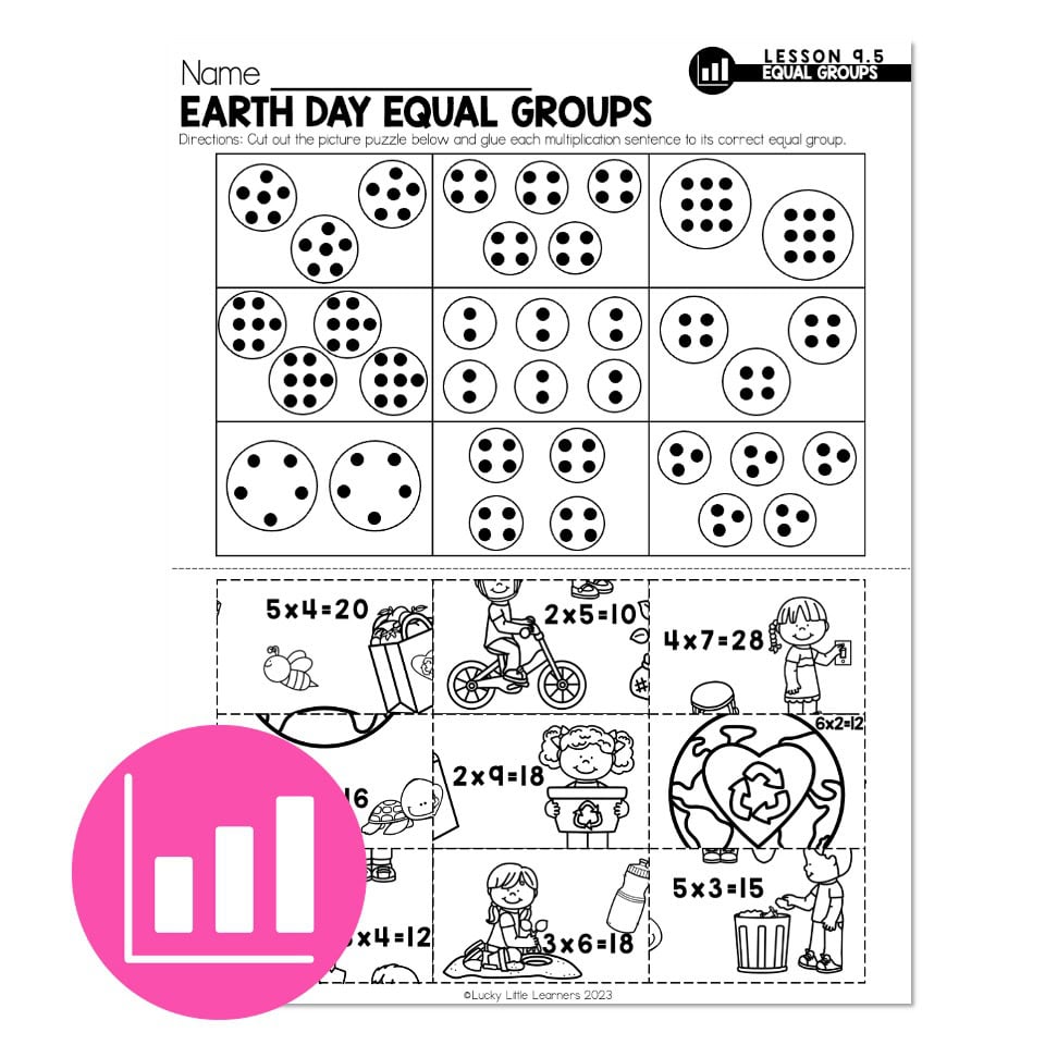 Lucky to Learn Math - Lesson 9.5 - Equal Groups - Differentiation ...