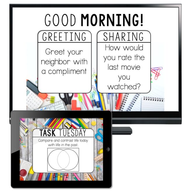 Morning Meeting Slides - Week 12 - Lucky Little Learners