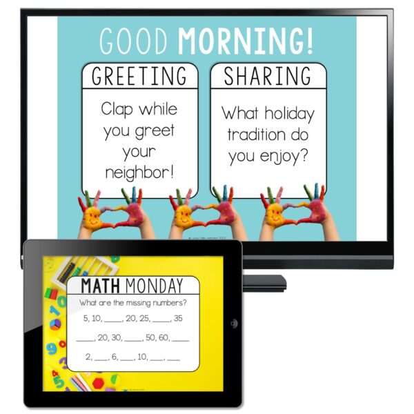 Morning Meeting Slides - Week 16 - Lucky Little Learners