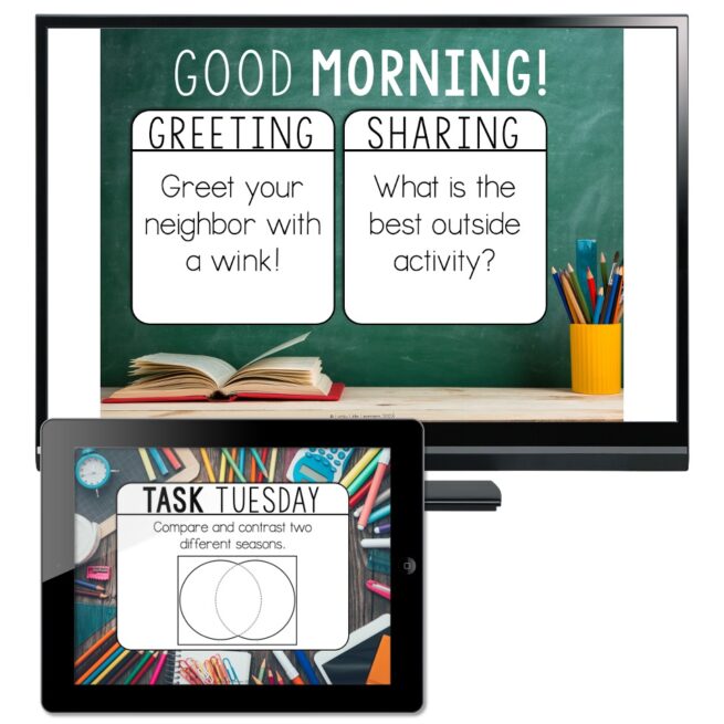 Morning Meeting Slides - Week 22 - Lucky Little Learners