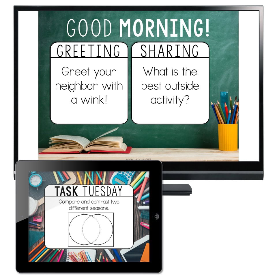 Morning Meeting Slides - Week 22 - Lucky Little Learners