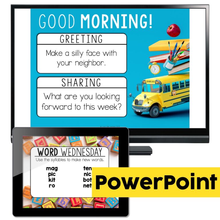 Morning Meeting Slides - Week 28 - PowerPoint - Lucky Little Learners