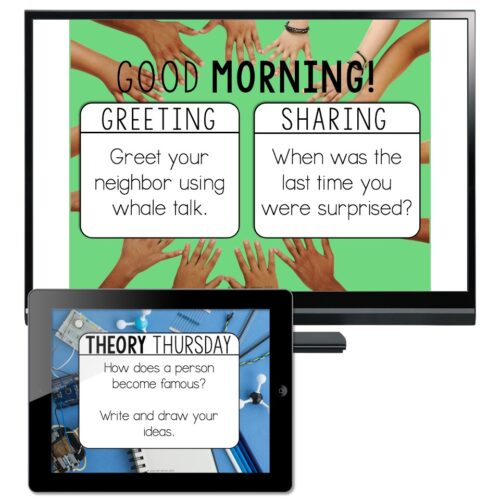 Morning Meeting Slides - Week 34 - Lucky Little Learners