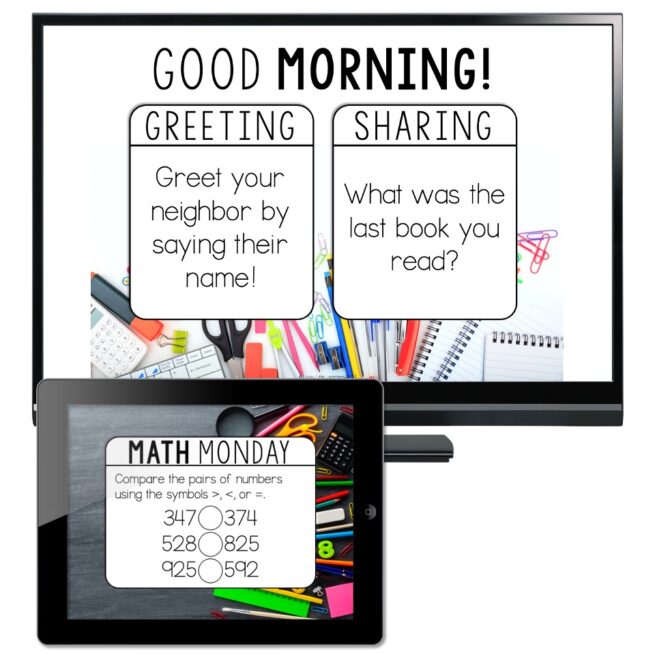 Morning Meeting Slides - Week 5 - Lucky Little Learners
