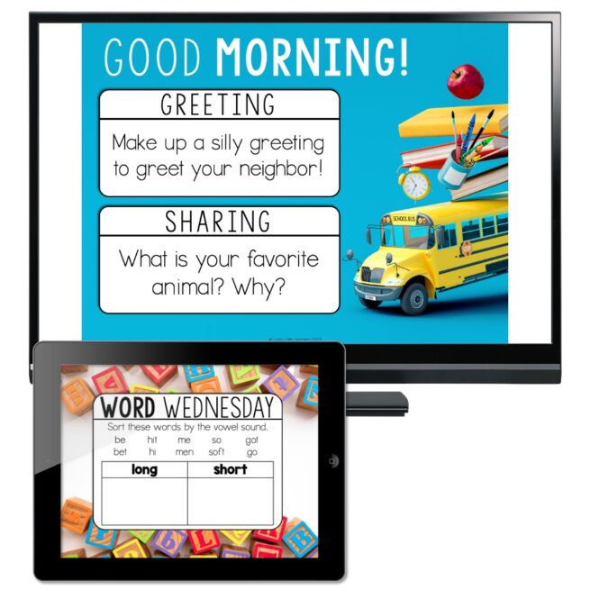Morning Meeting Slides - Week 7 - Lucky Little Learners
