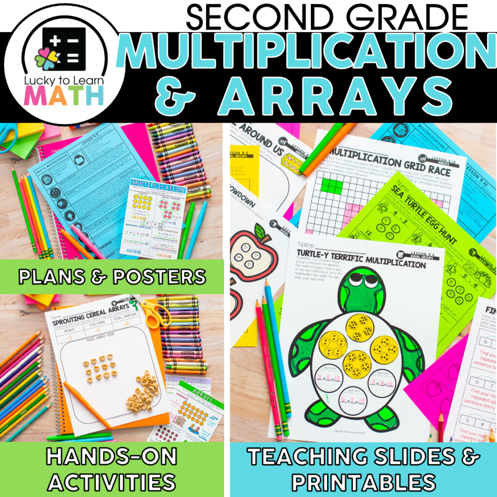 Multiplication and Arrays Unit - Lucky Little Learners