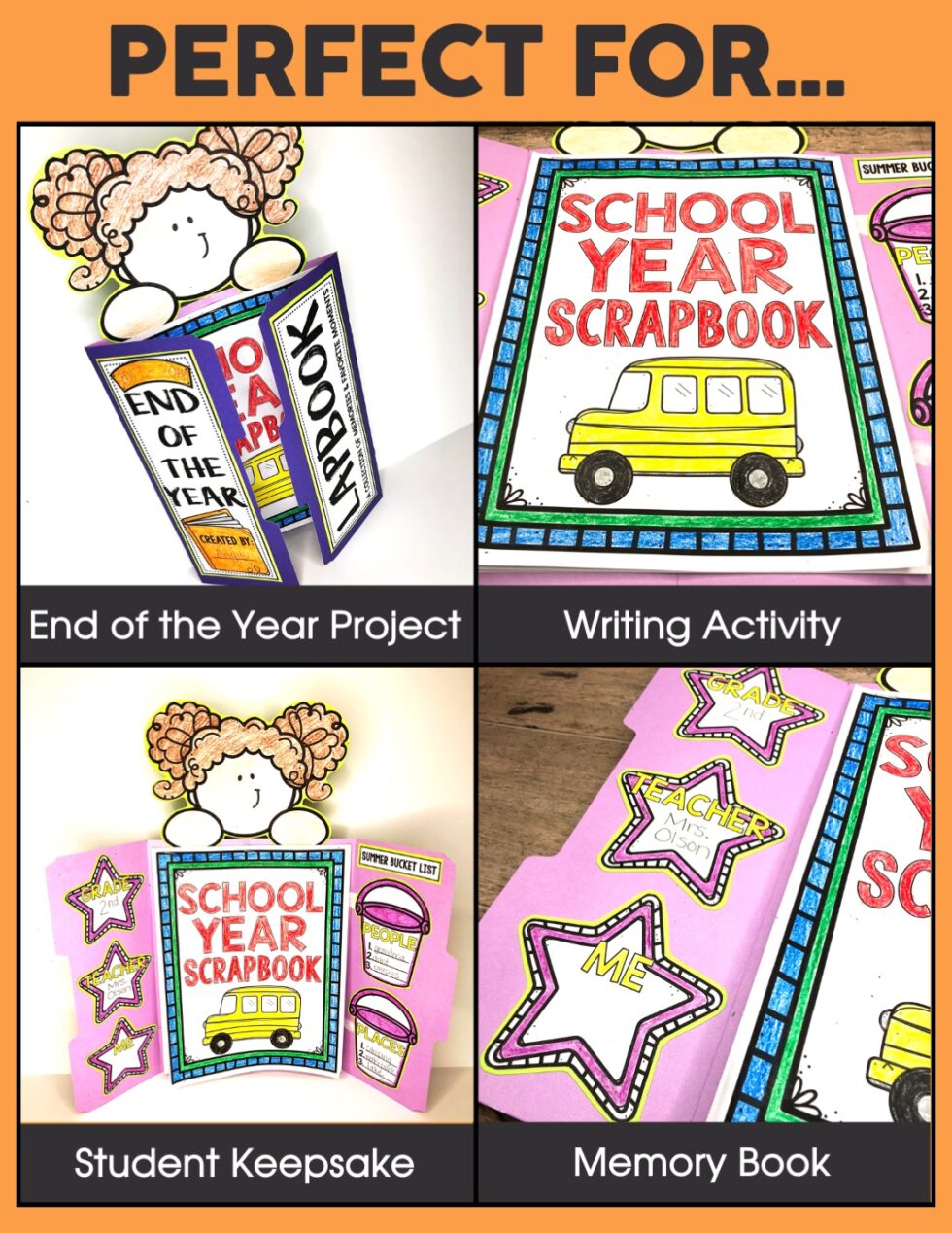End of Year Lapbook and Memory Book - Lucky Little Learners