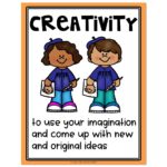 Social Emotional Learning - Creativity - Poster - Lucky Little Learners
