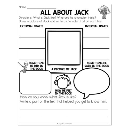 Chapter Book Companion - Magic Tree House - Character - All About Jack ...
