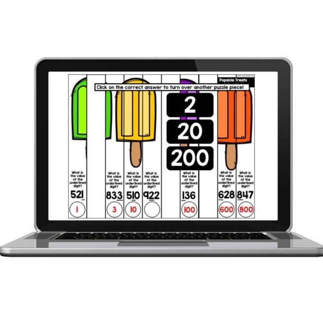 Digital May Math Puzzle – Digit Values - Set 1 - Lucky Little Learners