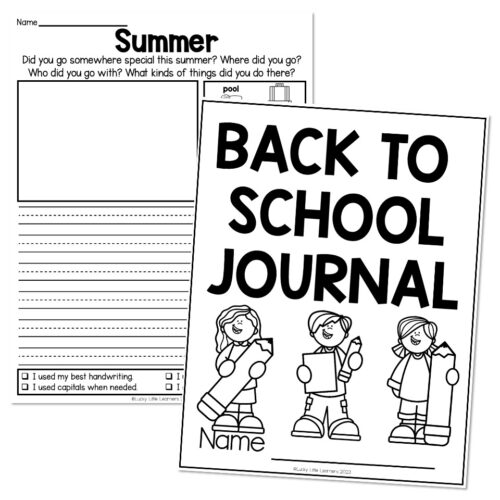 Back to School Bonus Pack - Daily Writing Prompts - Back to School ...