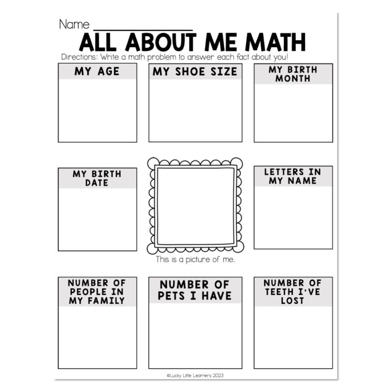 Back to School Bonus Pack - Getting to Know Each Other - All About Me ...