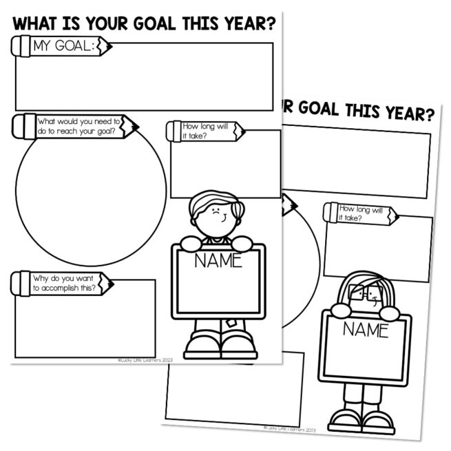 Back to School Bonus Pack - Goal Setting - What is your Goal This Year ...