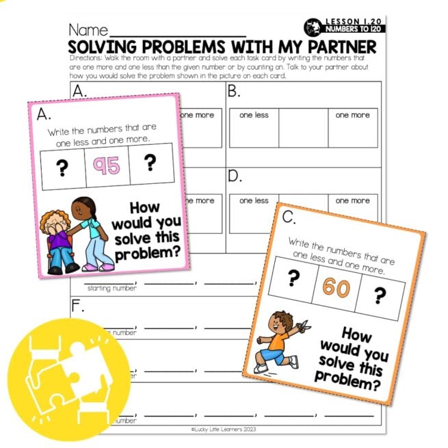 Lucky to Learn Math - 1st Grade - Lesson 1.20 - Numbers to 120 ...