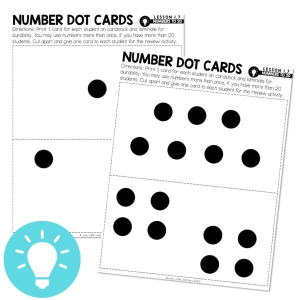 Lucky to Learn Math - 1st Grade - Lesson 1.7 - Numbers to 20 - Mini ...