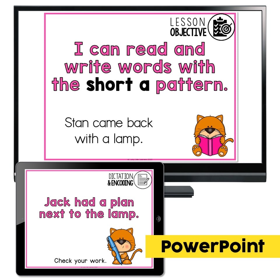 Lucky to Learn Phonics - Short A - Teaching Slides Level 2 - PowerPoint ...
