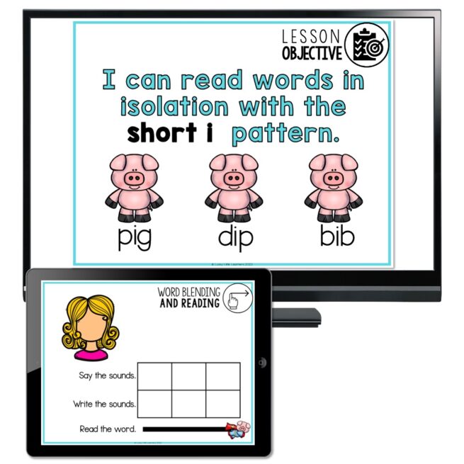 Lucky to Learn Phonics - Short I - Teaching Slides - Level 1 - Lucky ...