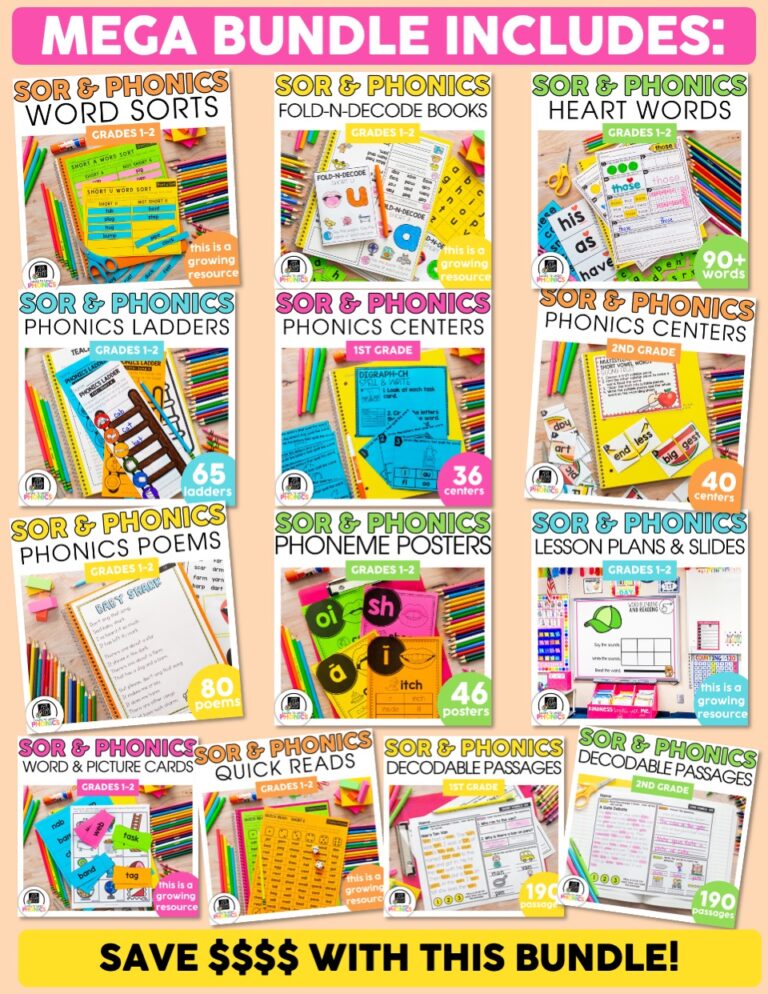 Phonics and SOR Mega Bundle - Lucky to Learn Phonics - Lucky Little ...