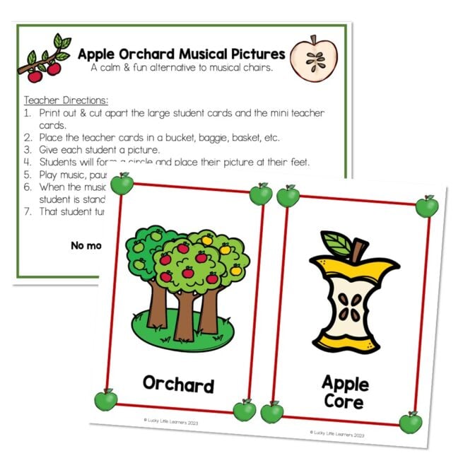 Johnny Appleseed - Apple Orchard Musical Pictures - Lucky Little Learners