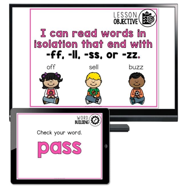 Lucky to Learn Phonics - Ending Double Consonants Floss - Teaching ...