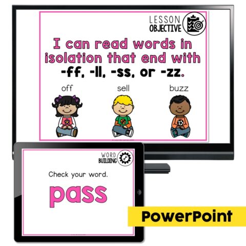 Lucky to Learn Phonics - Ending Double Consonants Floss - Teaching ...