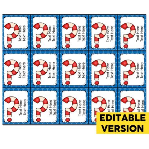 Editable - Brag Tags - School Images - Question Mark - Lucky Little ...