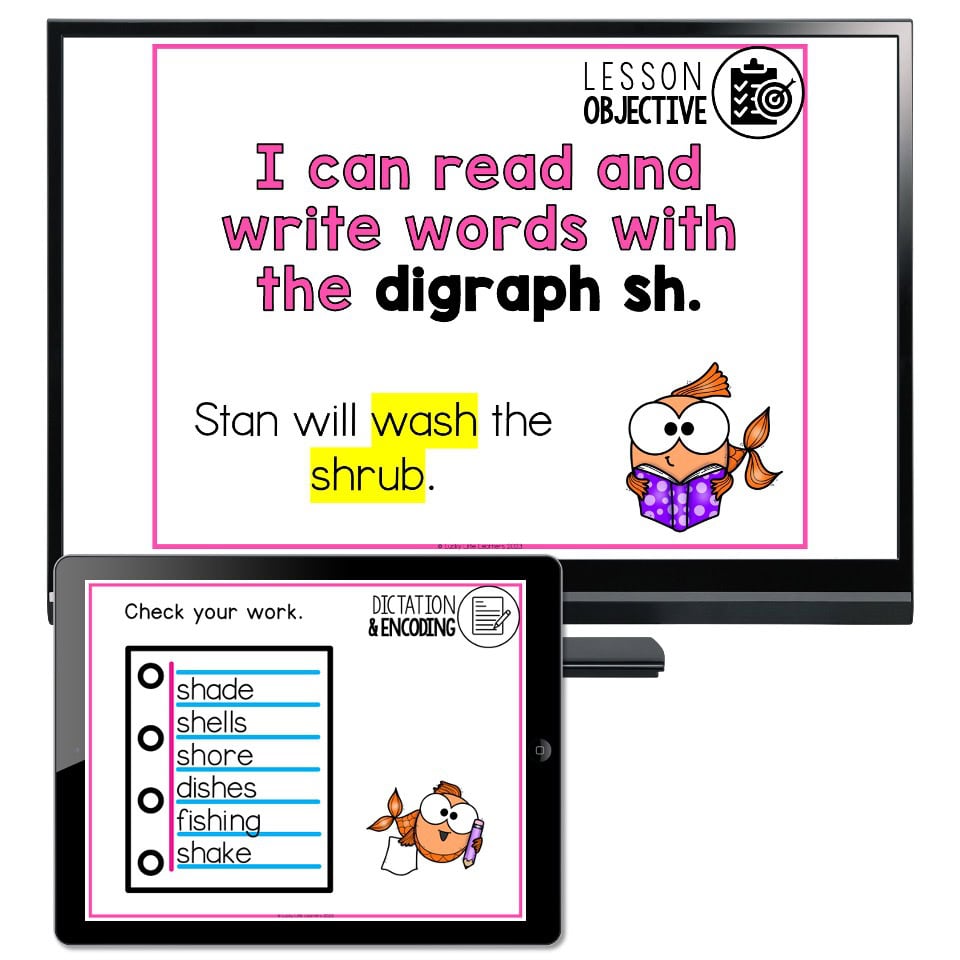 Lucky to Learn Phonics - Digraphs SH - Teaching Slides Level 2 - Lucky ...