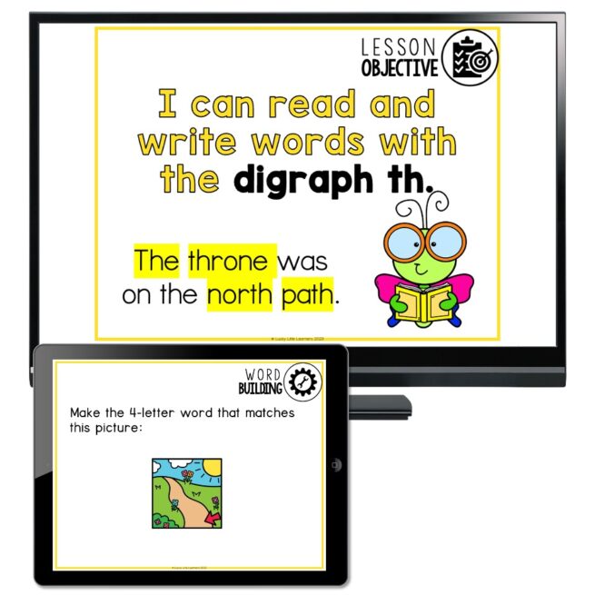 Lucky to Learn Phonics - Digraphs TH - Teaching Slides Level 2 - Lucky ...
