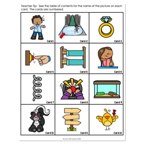 Lucky to Learn Phonics - Nasals - NK and NG - Picture Cards - Lucky ...