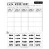 Lucky to Learn Phonics - Silent E - Long E - Mixed CVCE Word Sort ...