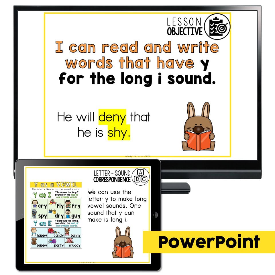 Lucky to Learn Phonics - Silent E - Long E and Jobs of Y - Teaching ...