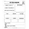Rocks - My Rock Report - Lucky Little Learners