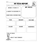 Rocks - My Rock Report - Lucky Little Learners