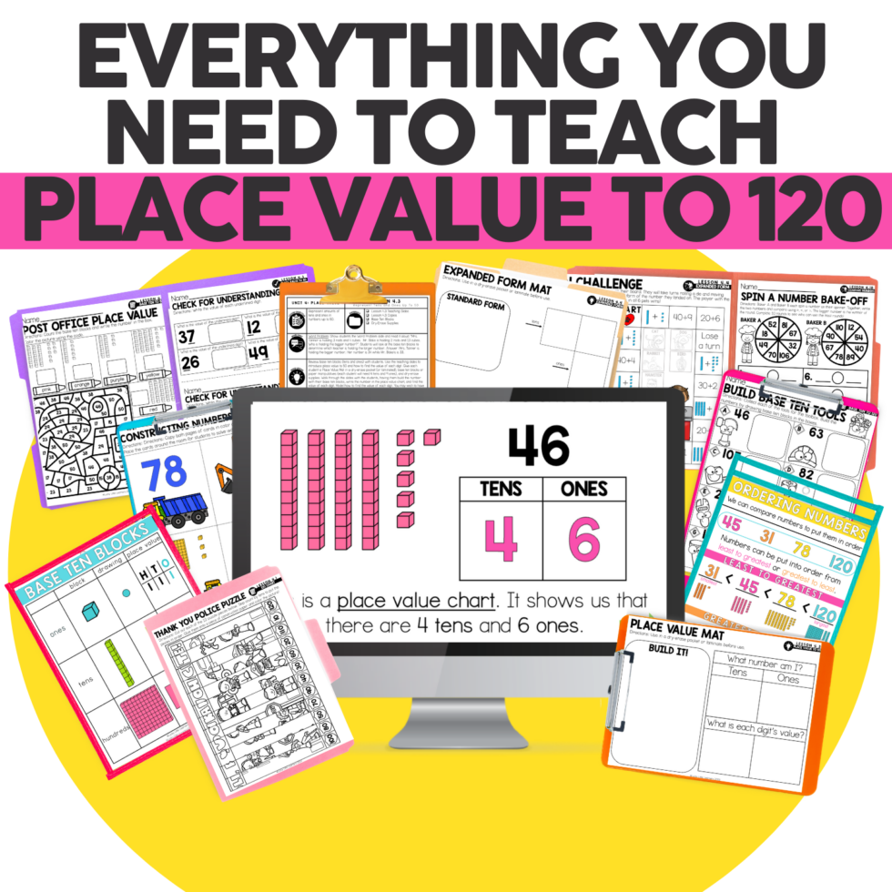 Place Value Within 120 Unit - Lucky Little Learners