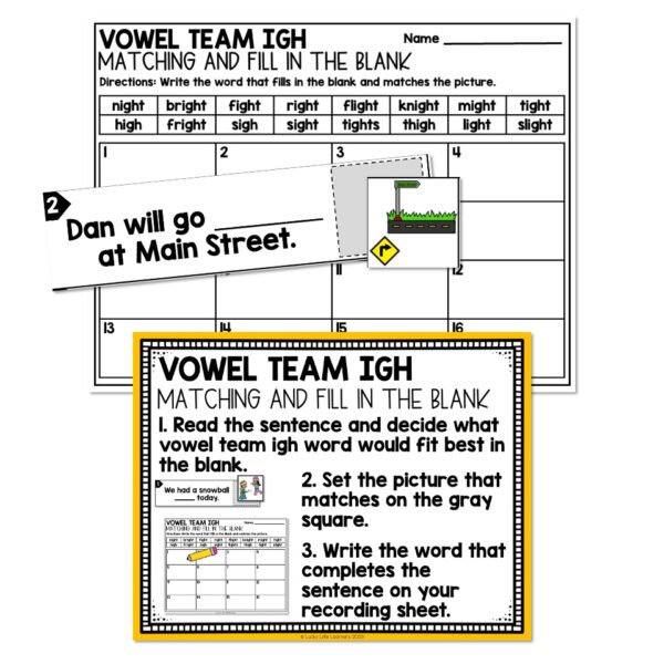 Lucky to Learn Phonics - Vowel Teams - Long I - 1st Grade Phonics ...
