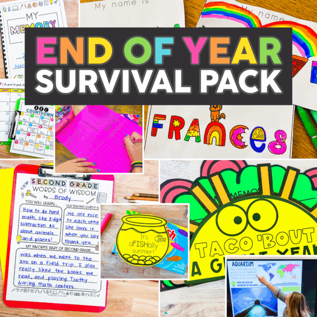 End of Year Survival Pack - Lucky Little Learners