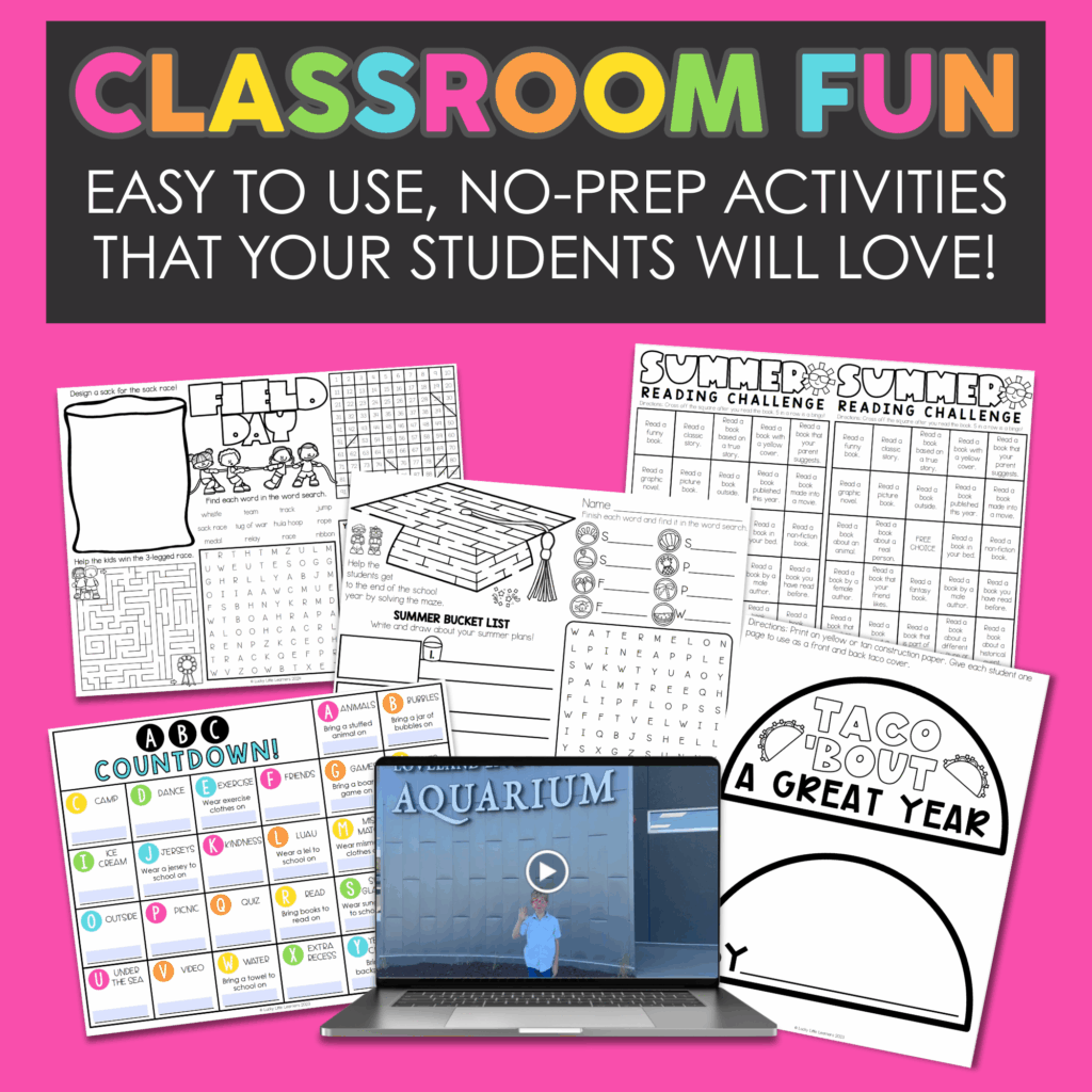 End of Year Survival Pack - Lucky Little Learners