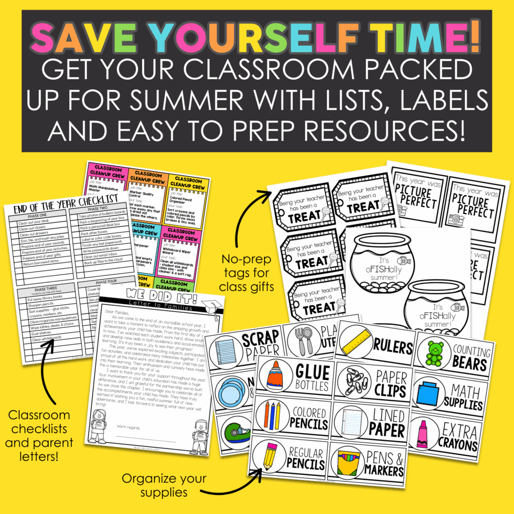End of Year Survival Pack - Lucky Little Learners
