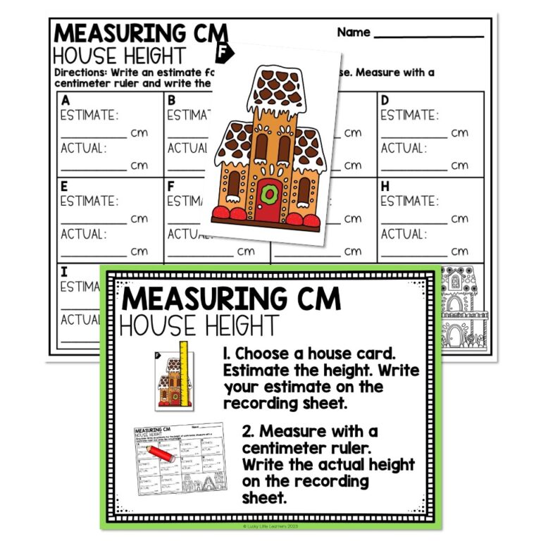 Classroom Transformation - Gingerbread Day - Measuring Centimeters ...